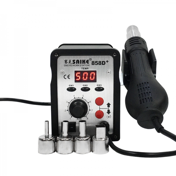 SAIKE 858D+ Hot air gun rework station – SAIKE TOOL – Professional Hot ...