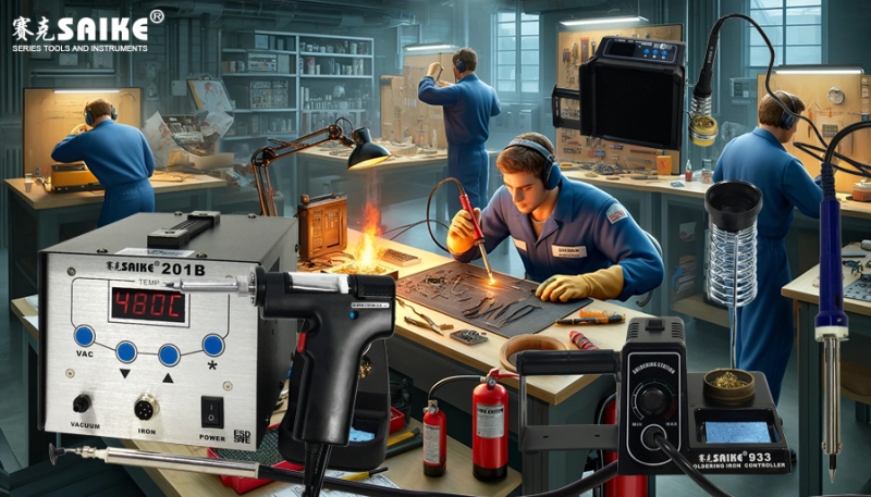 Safety Tips: Preventing Burns and Fires with Electric Soldering Irons ...